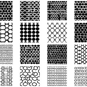 100+ Honeycomb Seamless Pattern SVG Bundle, Instant Digital Download ...