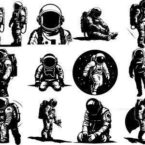 100+ Astronaut SVG Bundle, Instant Digital Download, PNG, SVG Cut Files ...