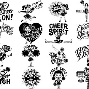 100+ Cheer Leader Quote SVG Bundle, Instant Digital Download, PNG, SVG ...