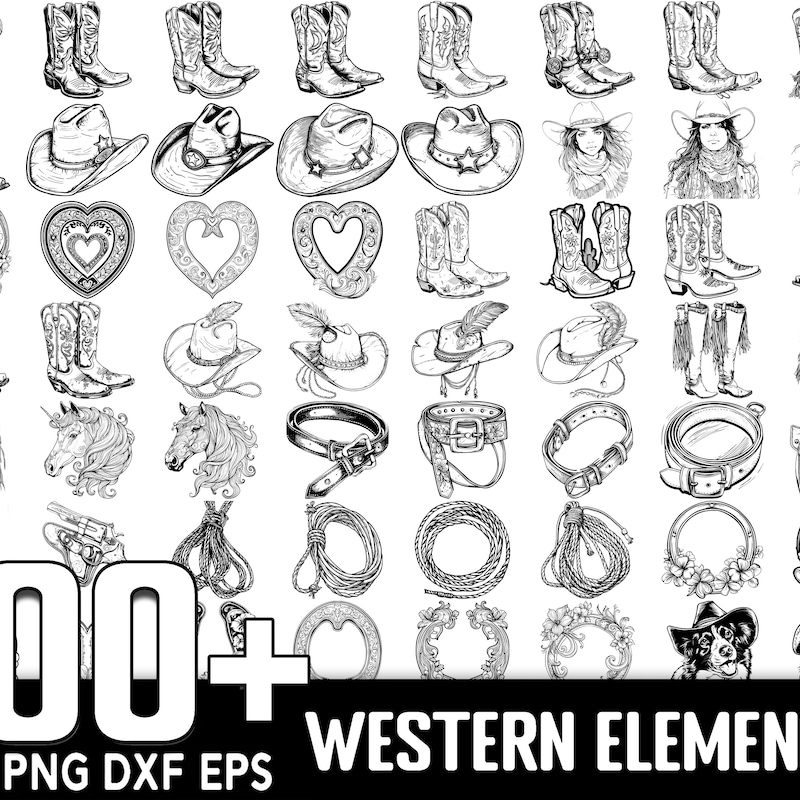 Western Svg - Etsy