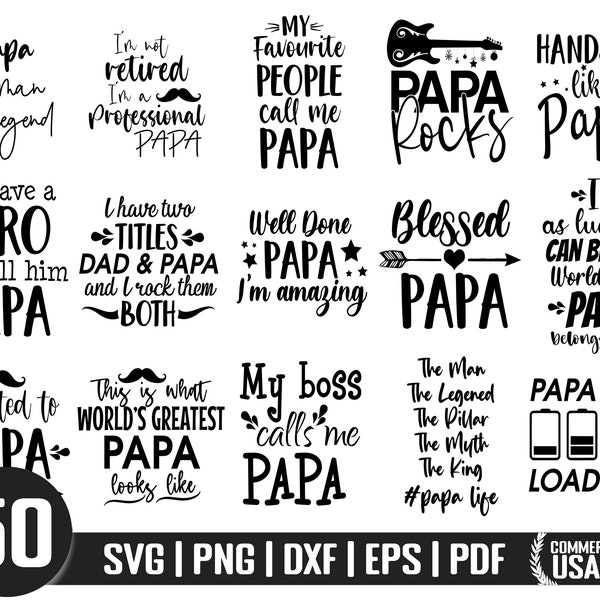 Papa Quote - Etsy