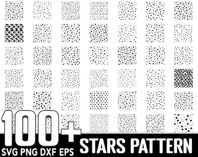 Plotterdatei Sterne Design Dxf Png Eps Jpg Celestial Cricut ...