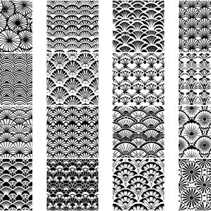 100+ Japanese Shibori Seamless Pattern SVG Bundle, Instant Digital ...
