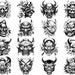 100+ Hannya Mask SVG Bundle, Instant Digital Download, PNG, SVG Cut ...