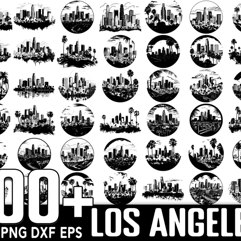 Los Angeles Sticker - Etsy