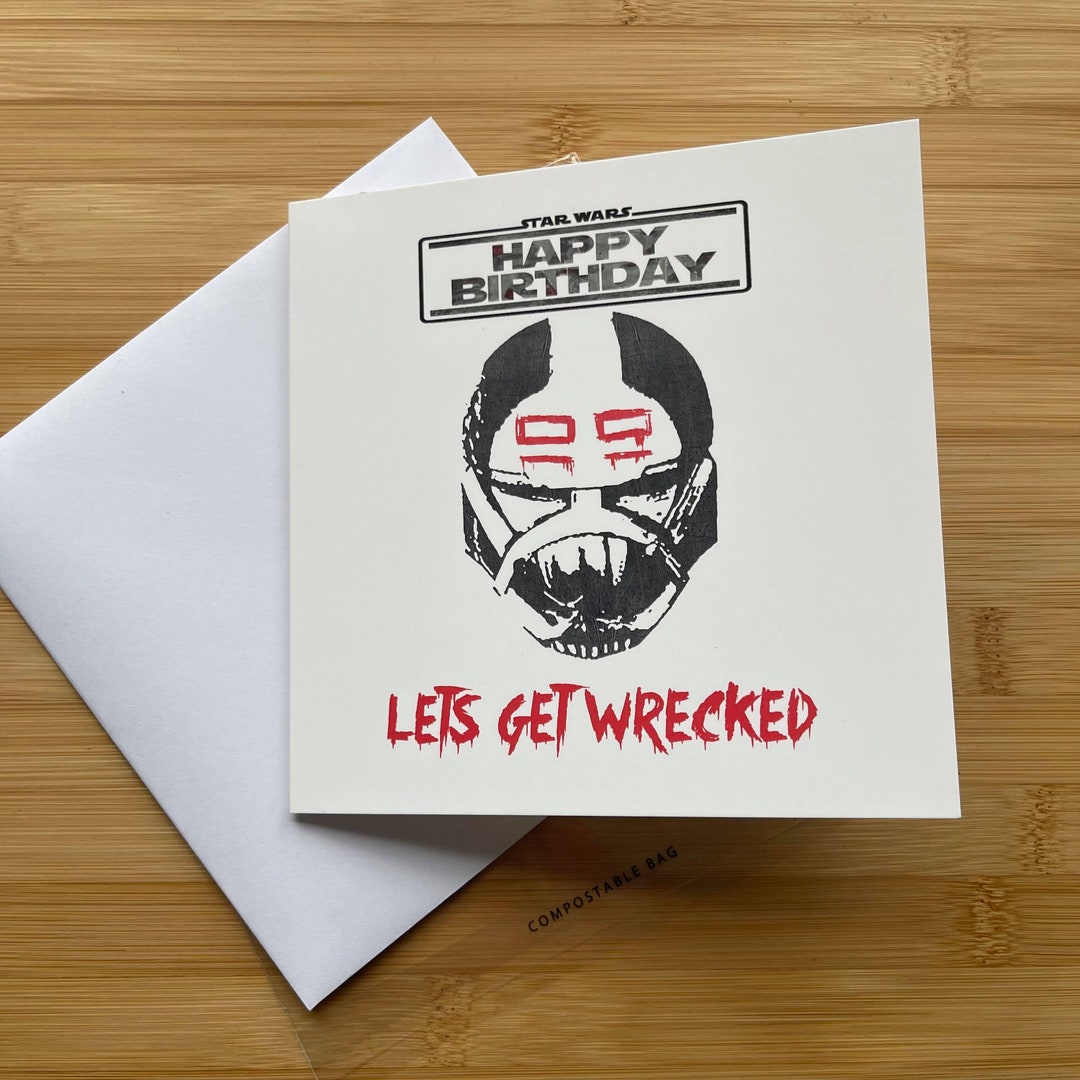 Star Wars the Bad Batch Birthday Card - Etsy