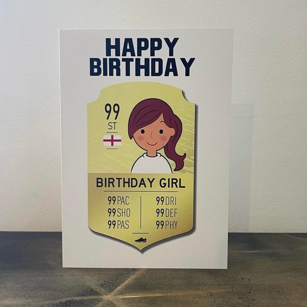 Fifa Birthday Card - Etsy UK