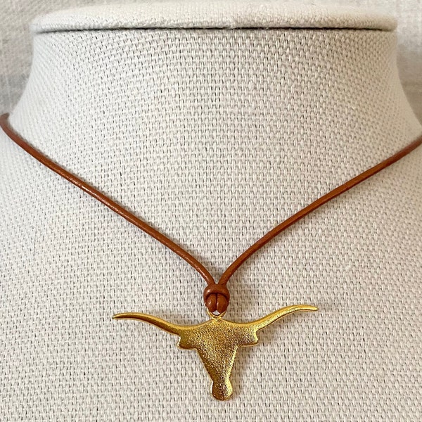 Longhorn Necklace - Etsy
