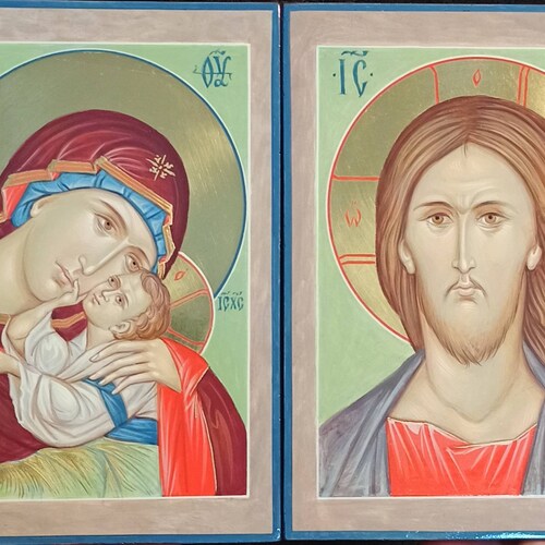 Mother of God Icon - Etsy