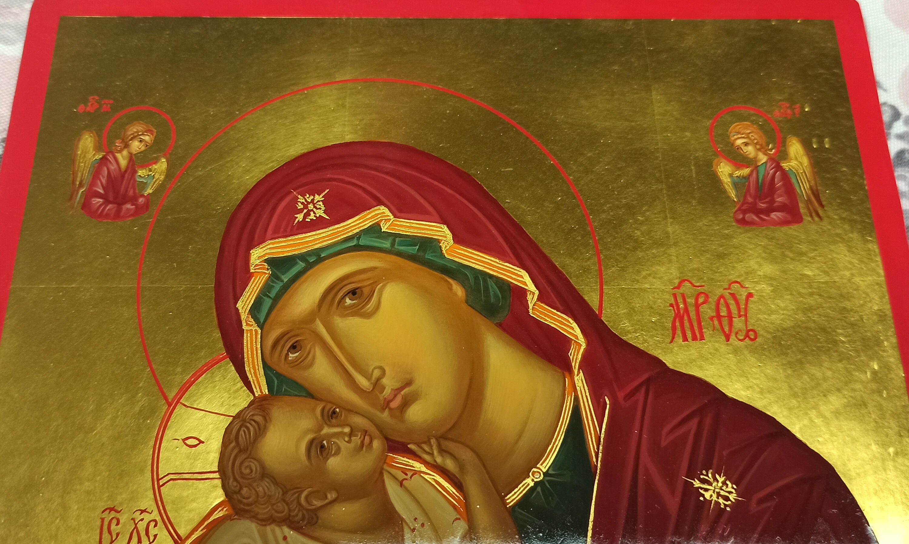 Theotokos Hand Painted Orthodox Icon - Etsy