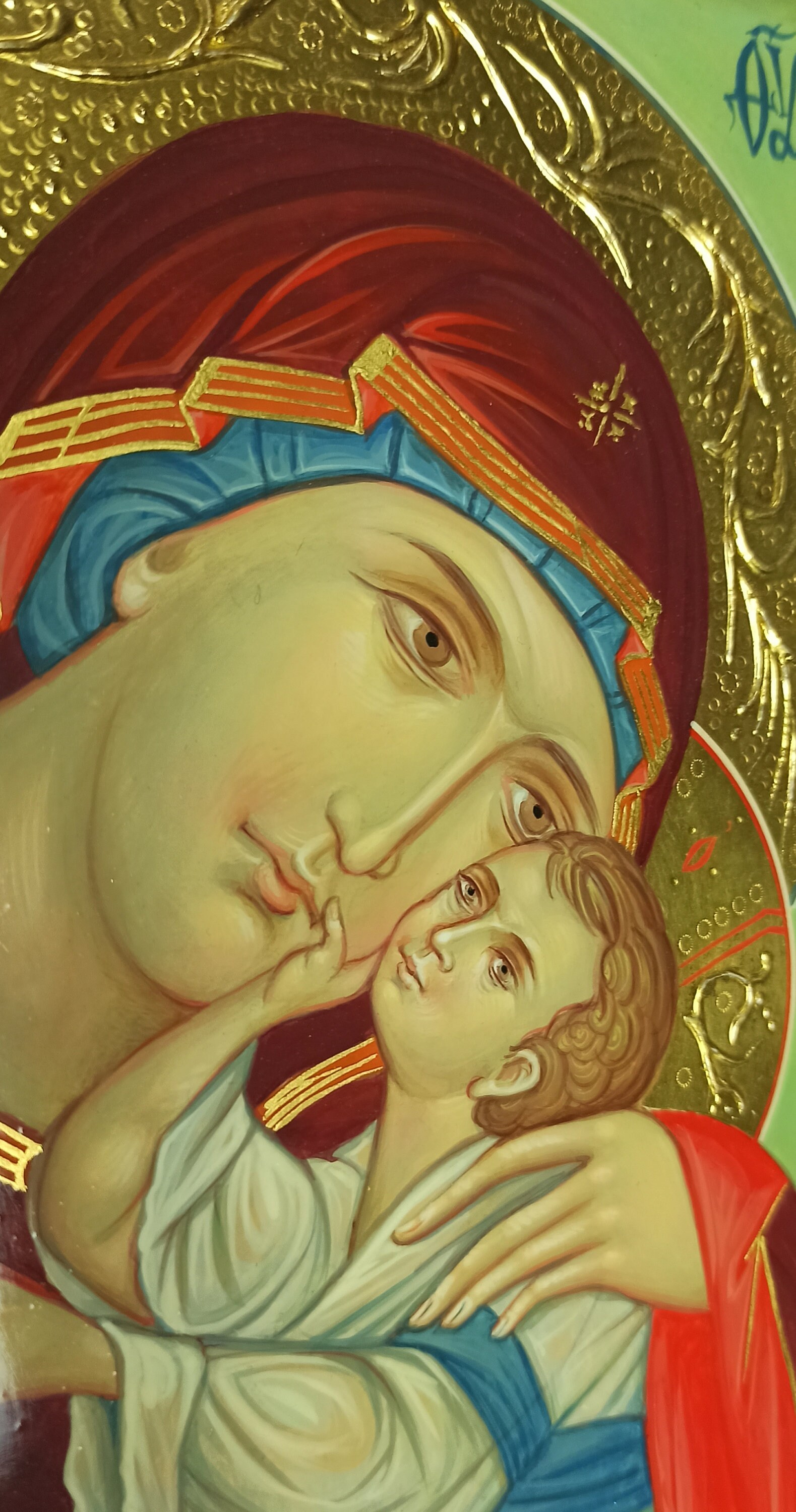 Theotokos Hand Painted Orthodox Icon - Etsy