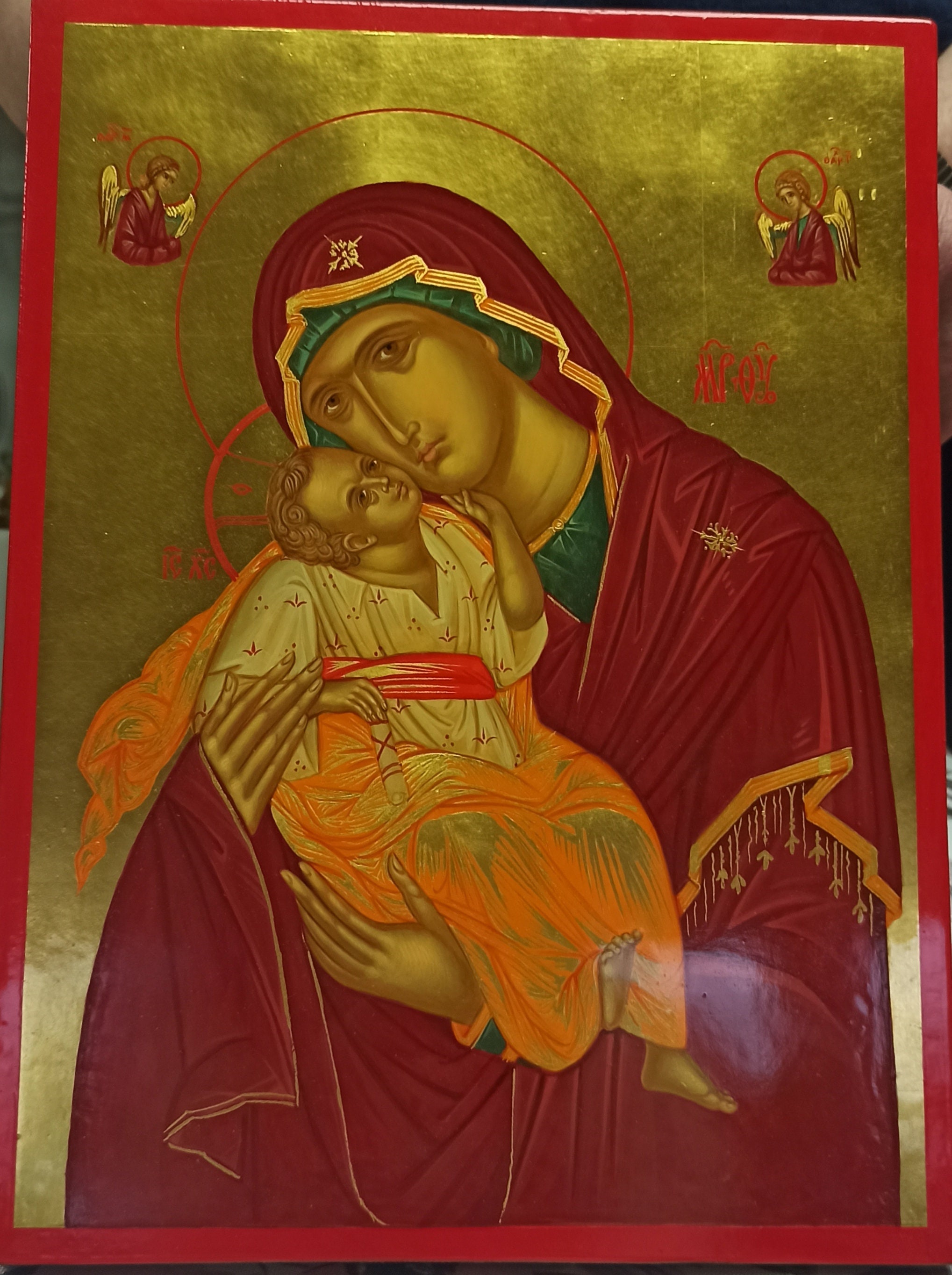 Theotokos Hand Painted Orthodox Icon - Etsy