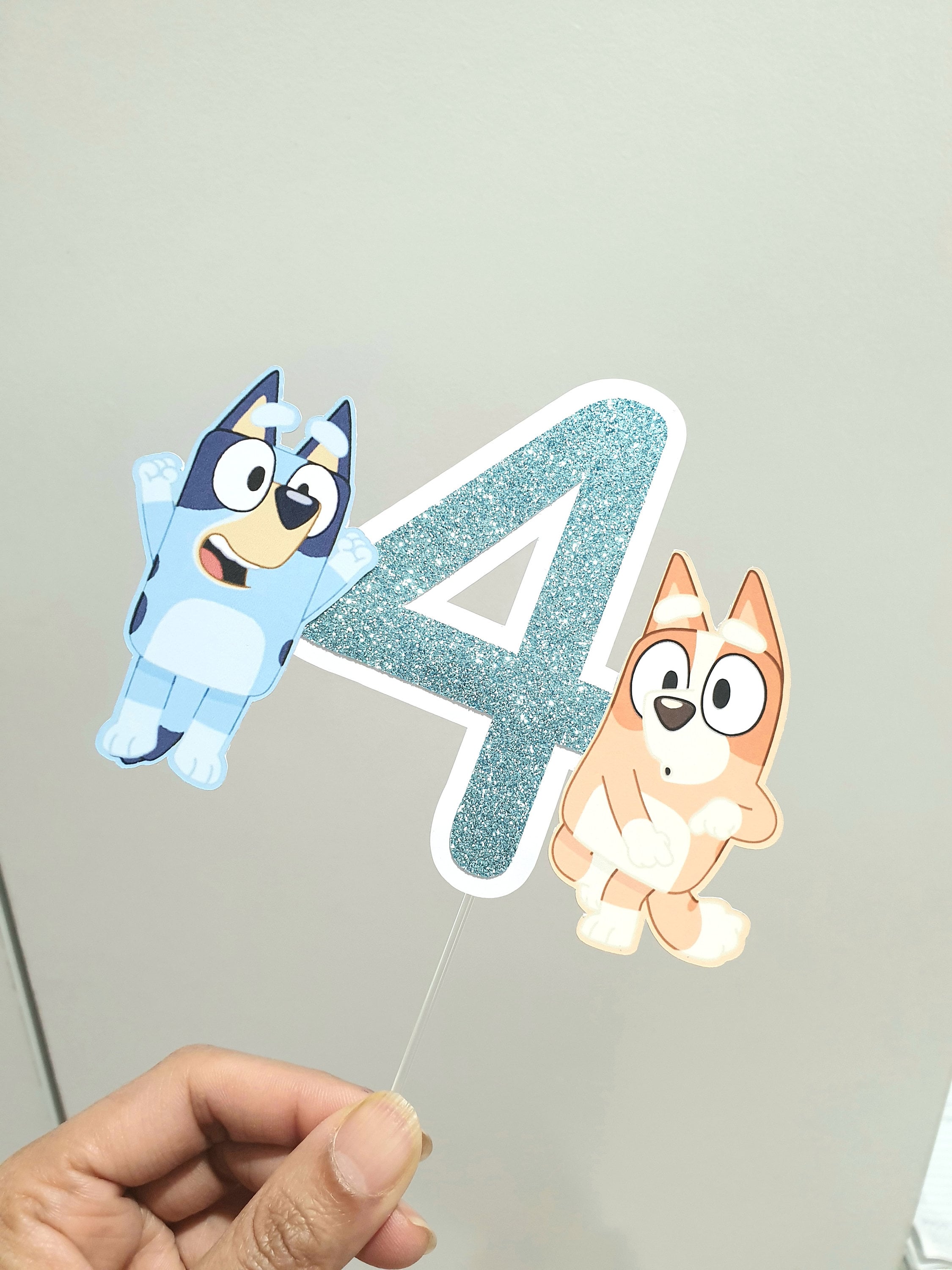 Bluey Cake Decoration Set Bluey Cake Personalised Topper and - Etsy ...