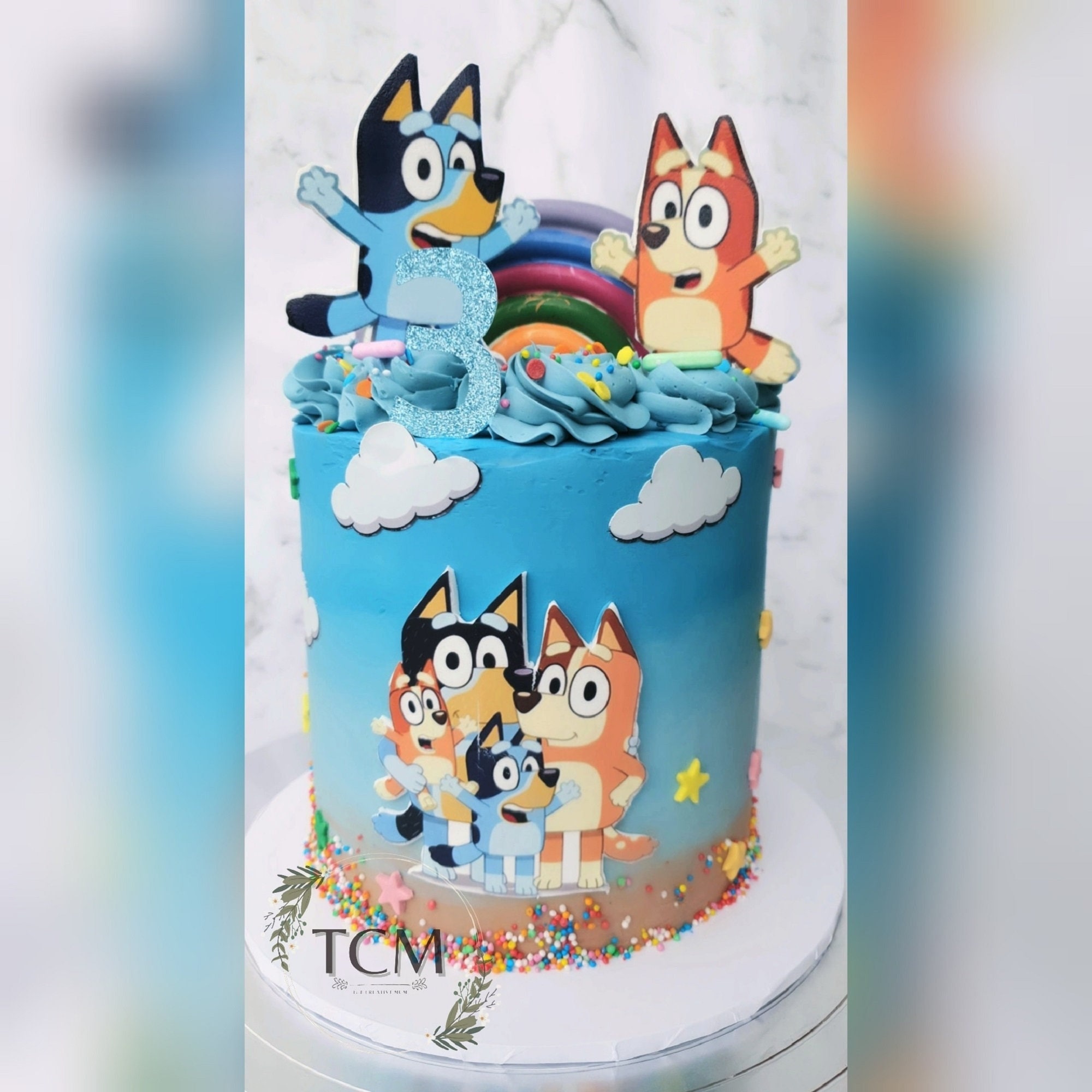 Bluey and Bingo Cake Decoration Set Bluey and Bingo Cake - Etsy Australia