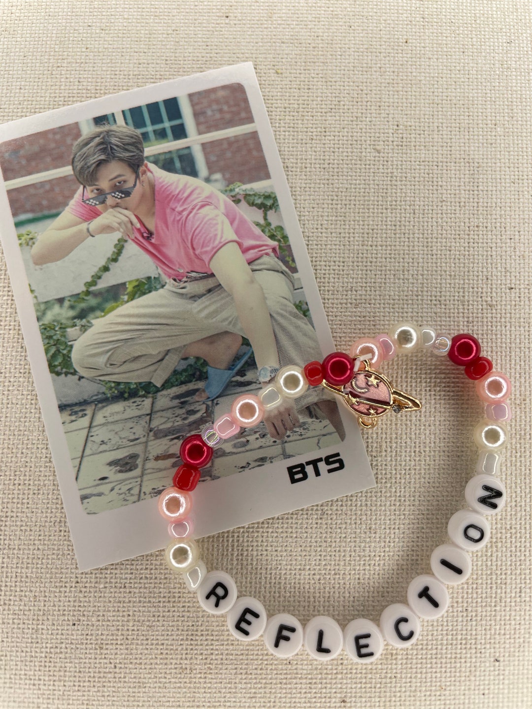 BTS RM Reflection Inspired Bracelet - Etsy