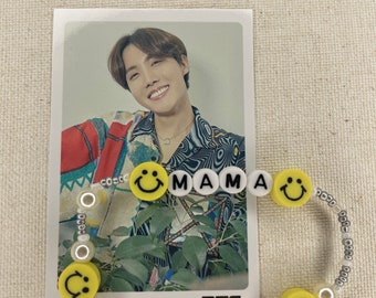 BTS Jhope Beaded Bracelet, Hoseok Vlive Inspired Charm Bracelet ...