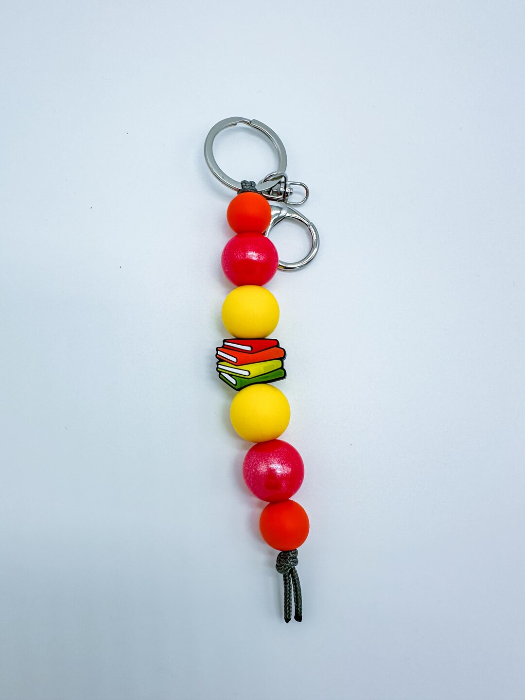 Colorful Book Keychain 2, Book Keychain, Book Lover Keychain, Books ...