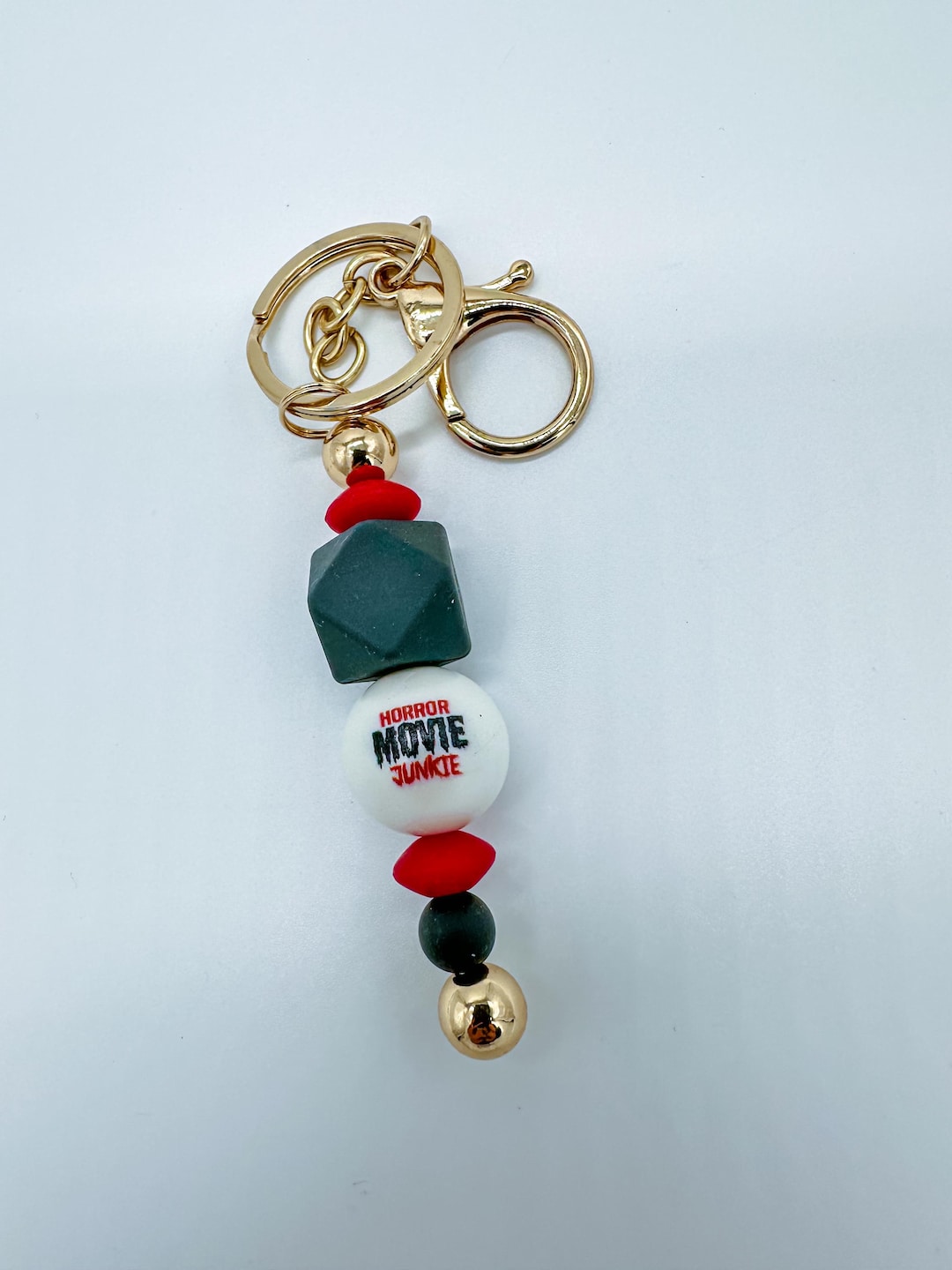 Horror Movie Junkie Keychain, Horror Keychain, Horror Movie Keychain ...