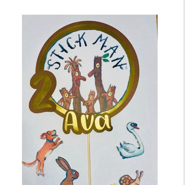 Stickman Cake Topper - Etsy UK