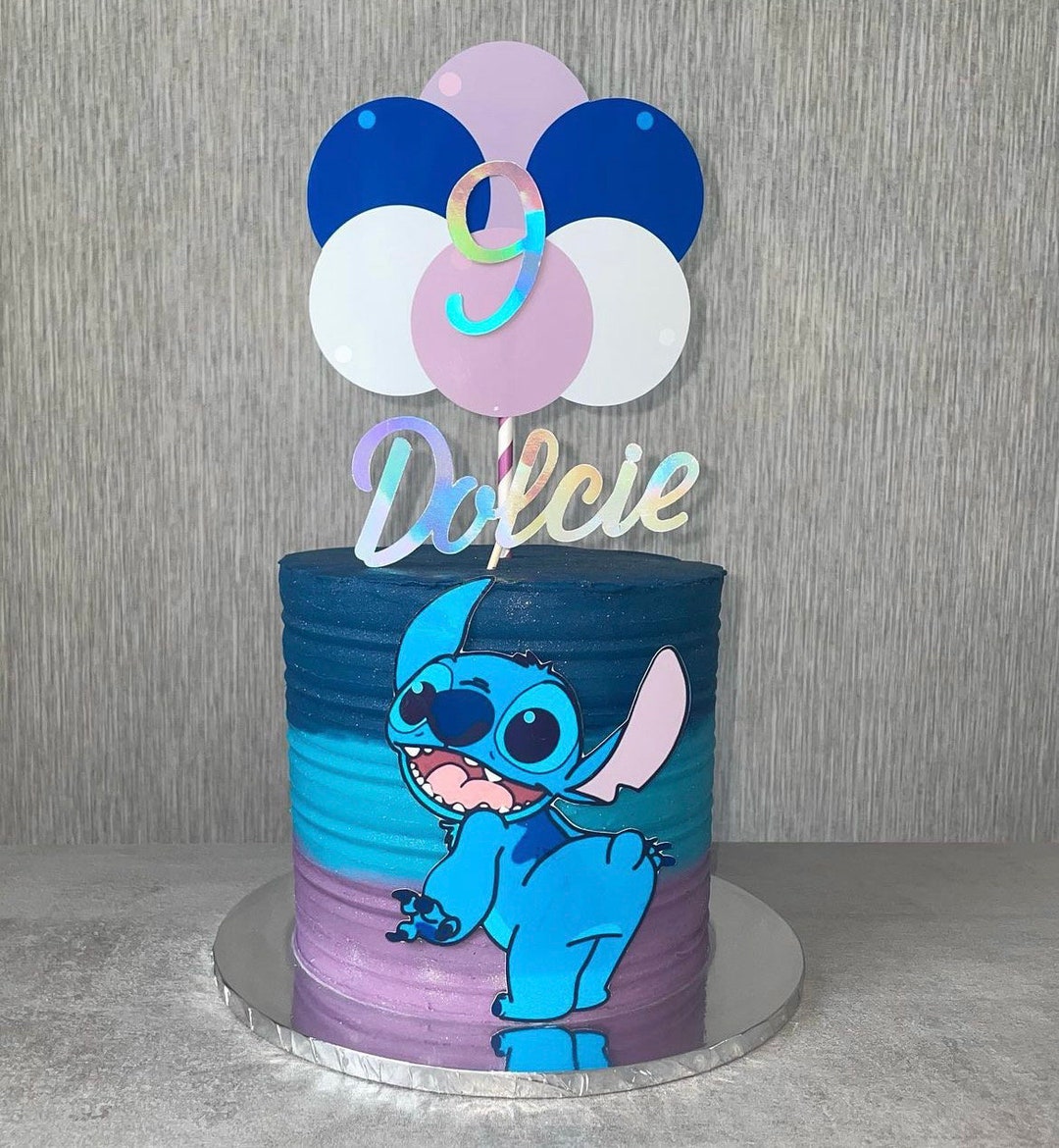 Stitch Cake Topper Set - Etsy