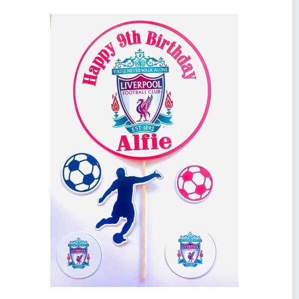 Liverpool Cake Topper - Etsy UK