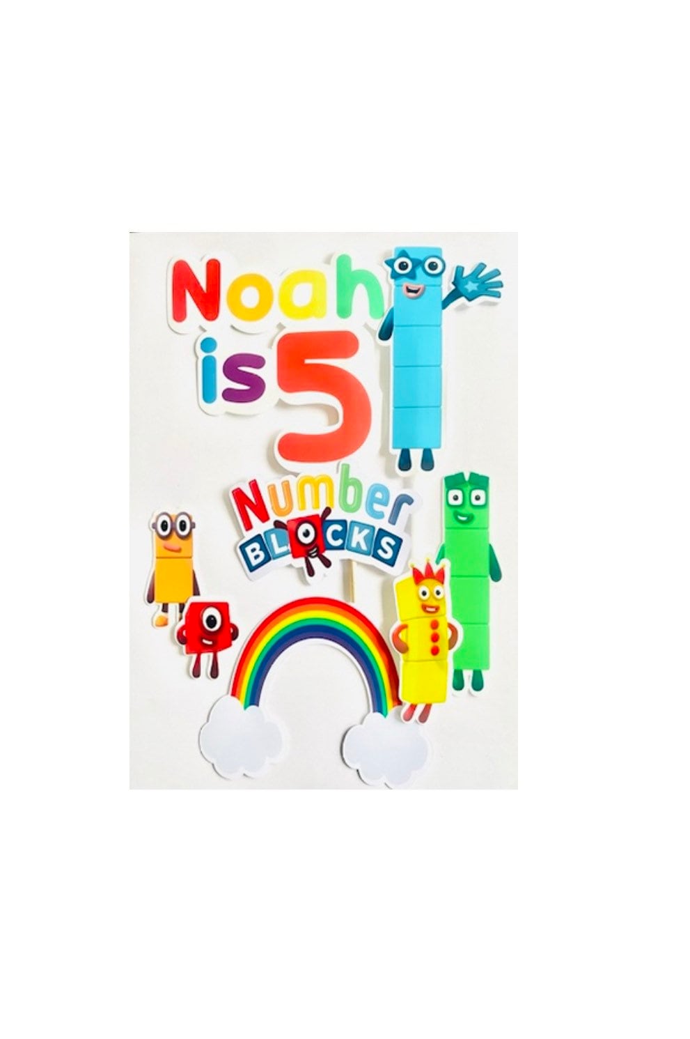 Numberblocks Cake Toppers Number Blocks - Etsy UK