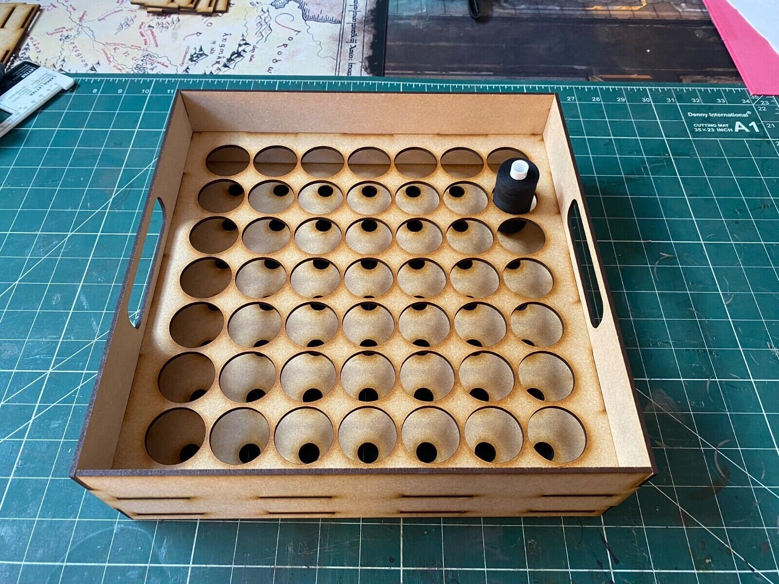Coats Moon Cotton Reel Holder 34 Mm Diameter X 80 Mm Depth Holds 49 ...