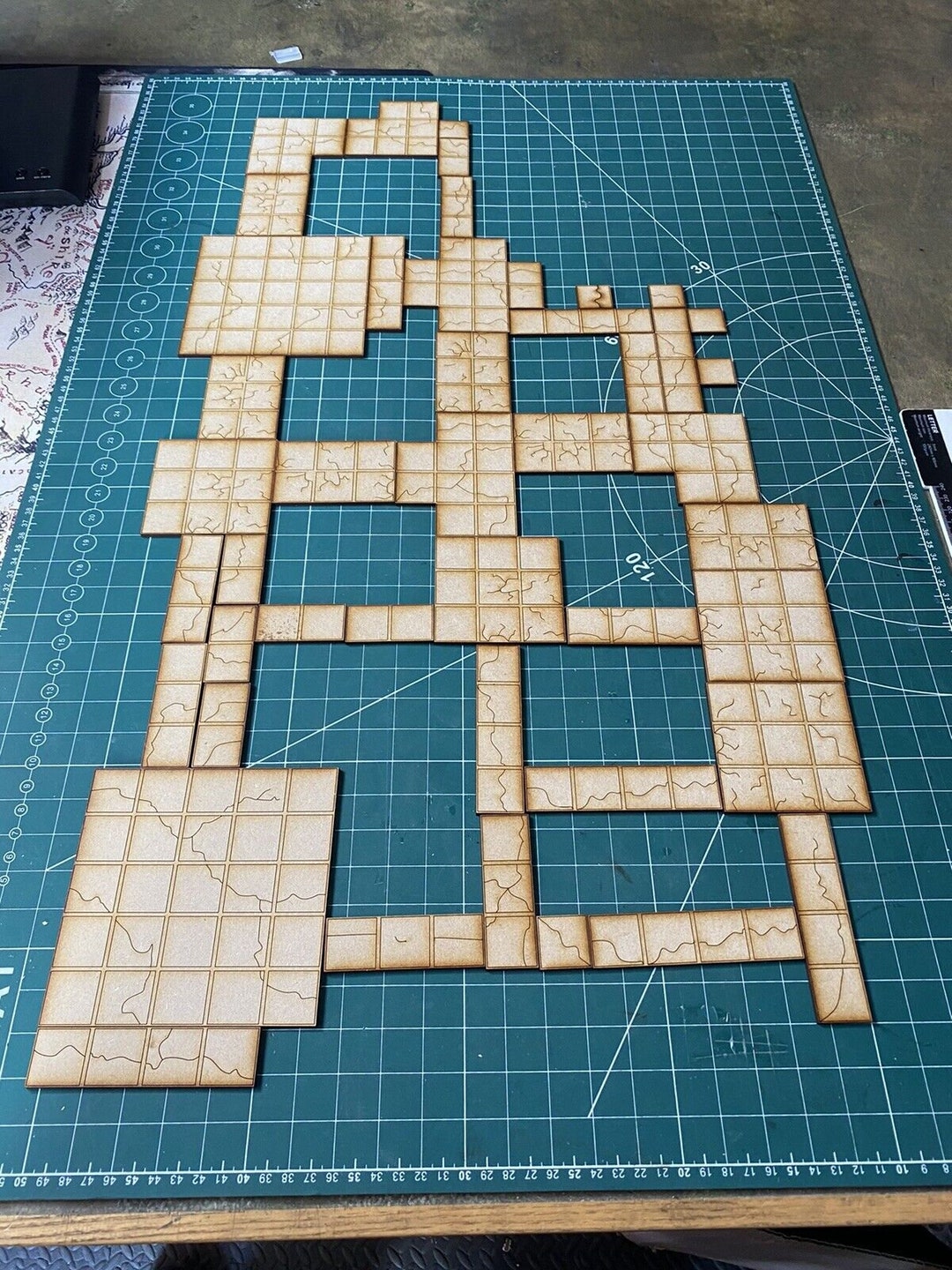 3 Mm MDF Dungeon Floor Tiles D&D Wargame RPG 25mm Tiles. - Etsy UK