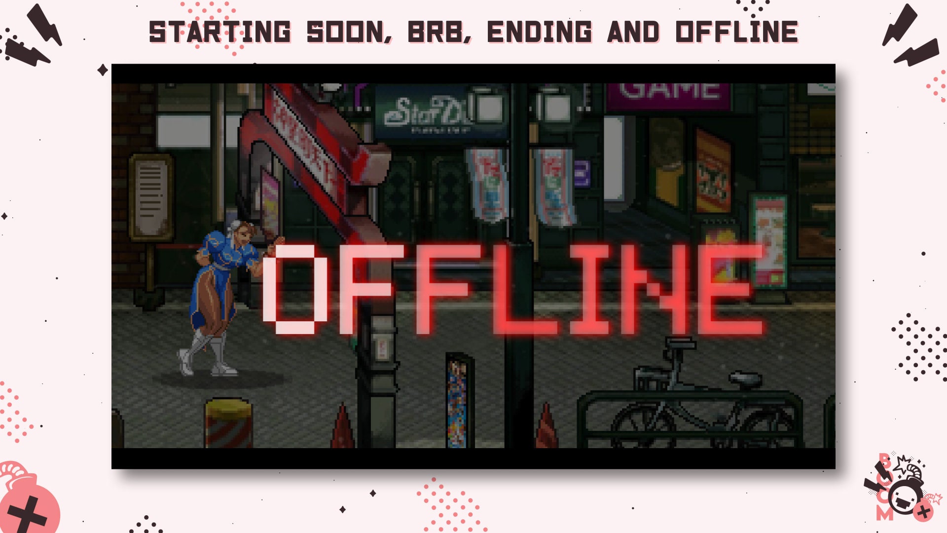 Animated Twitch Street Fighters Scenes / Startingsoon / Ending / BRB ...