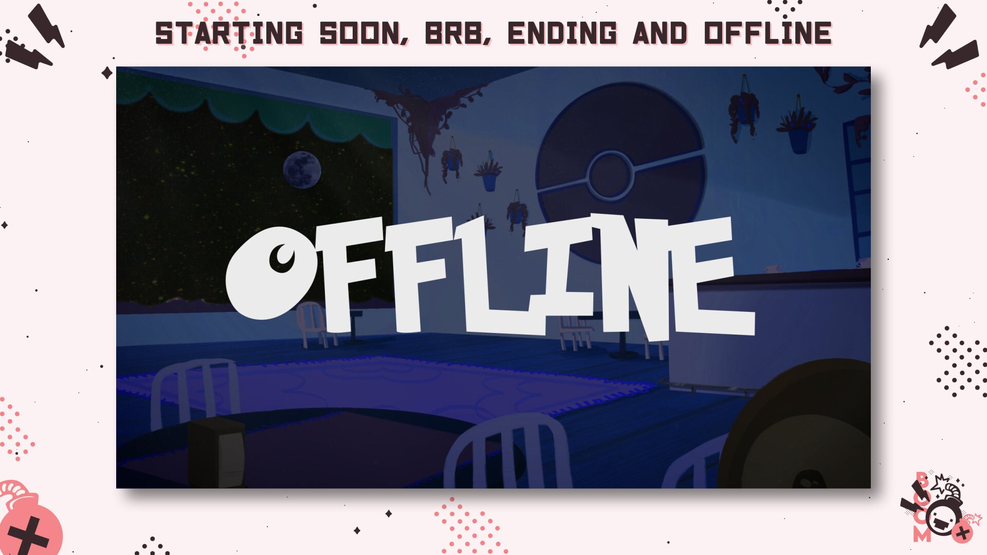 Animated Twitch Pikachu Pokemon Coffe Cute Chill / Stream Starting Soon ...