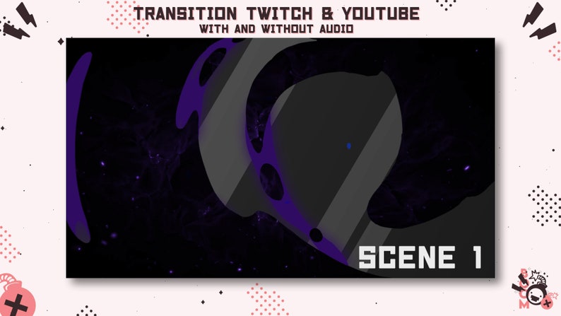 Animated Twitch Transition Gengar / Overlay / Youtube / Streampack ...