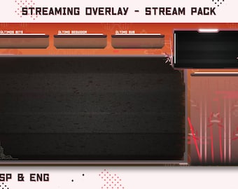 Animated Twitch Monster Hunter Overlay / Overlay / Webcam / Chatbox ...