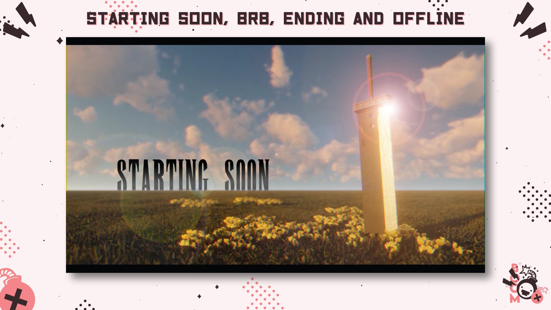 Animated Twitch Final Fantasy VII 7 Scenes / Startingsoon / Ending ...