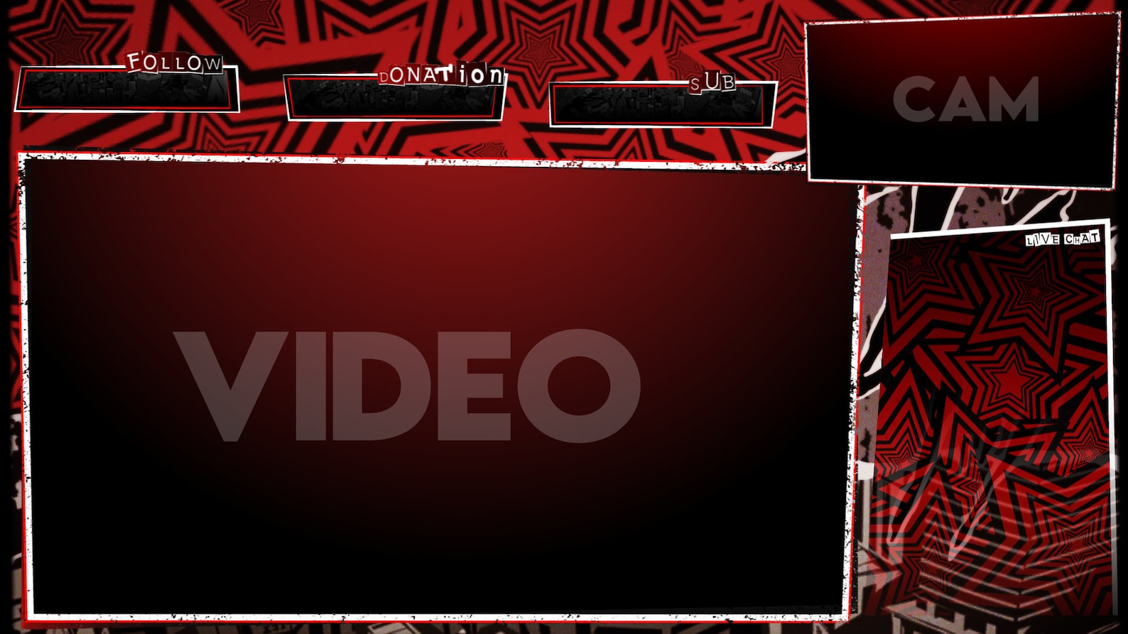 Animated Twitch Persona 5 Overlay / Webcam / Chatbox / Stream Pack ...