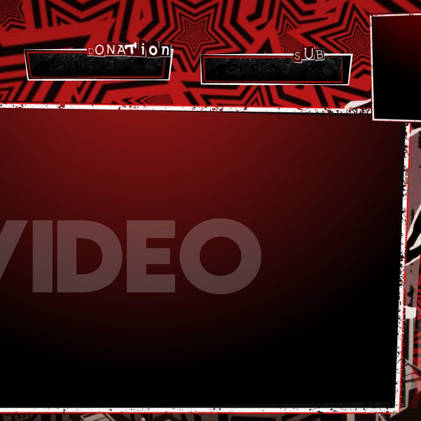 Persona 5 Twitch Overlay - Etsy UK