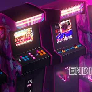 Animated Twitch Arcade Gaming Retro Video Game / Stream Starting Soon ...