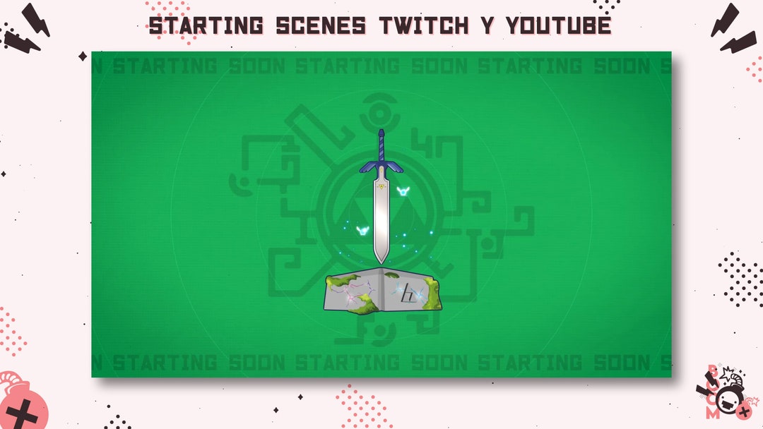 Animated Twitch Zelda Lofi Chill / Stream Starting Soon / Be Right Back ...