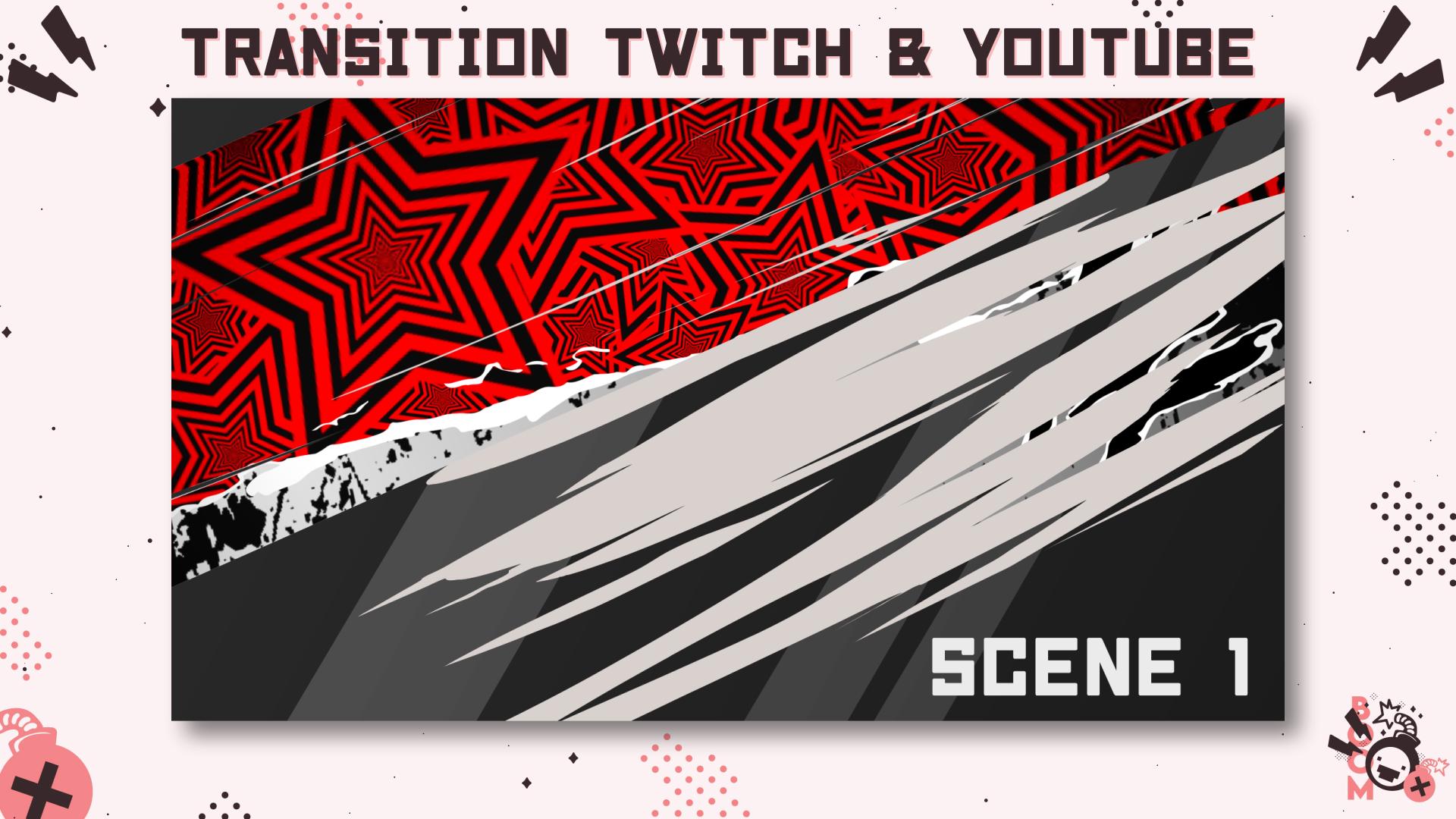 Animated Twitch Persona 5 Transition / Overlay / Twitch Pack ...