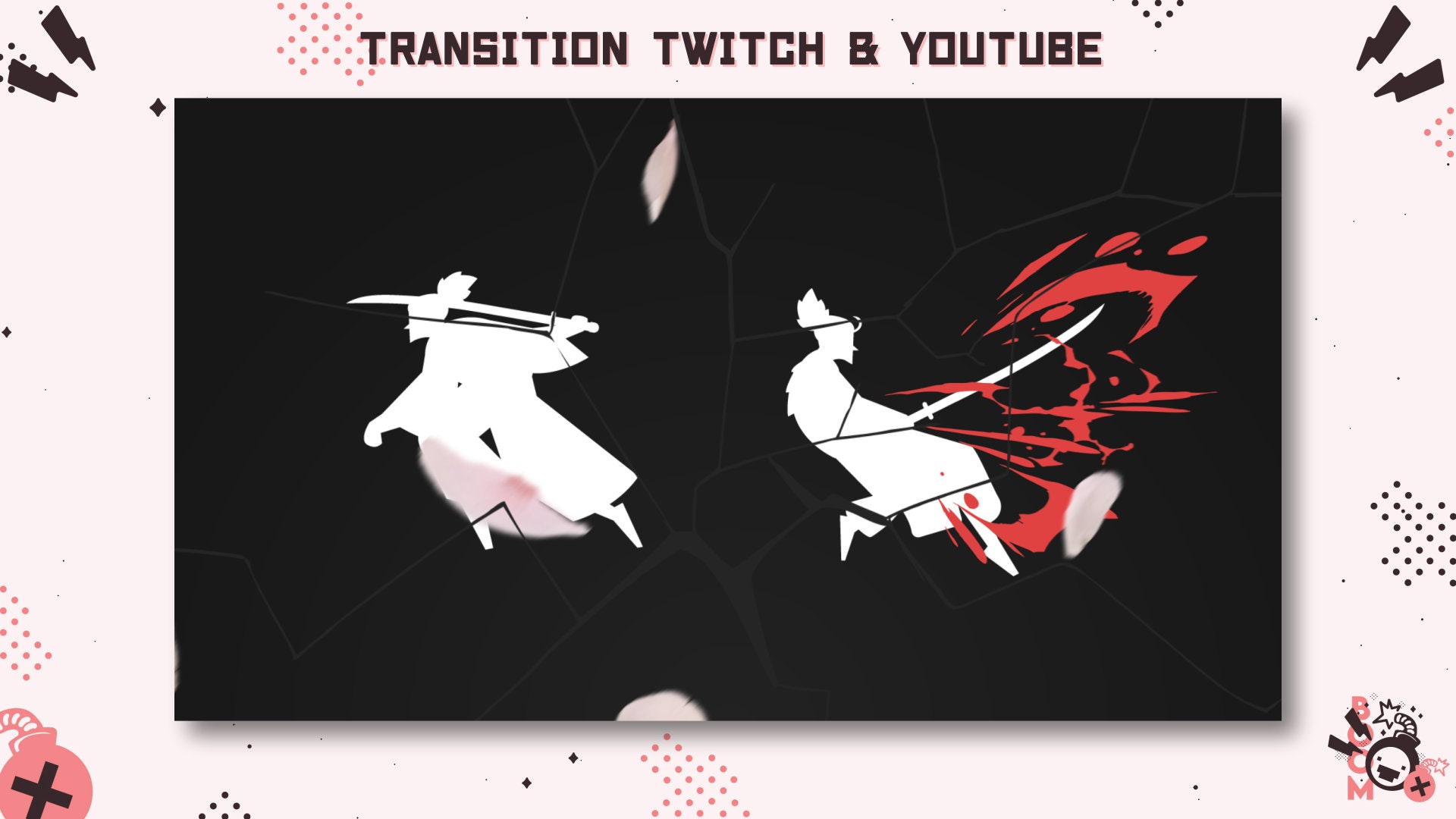 Animated Twitch Samurai Trasition Japannese / Stream Transition ...