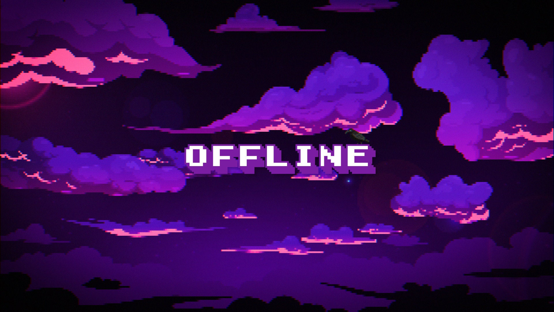 Animated Twitch Sky Crow Screens / Stream Starting Soon / - Etsy