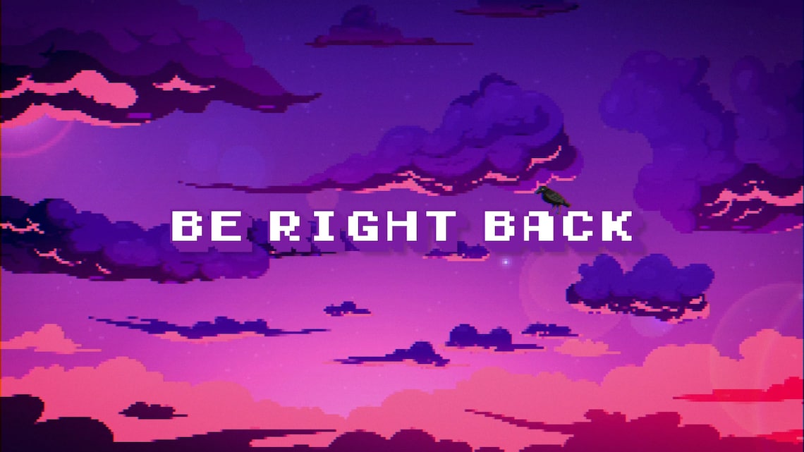 Animated Twitch Sky Crow Screens / Stream Starting Soon / - Etsy