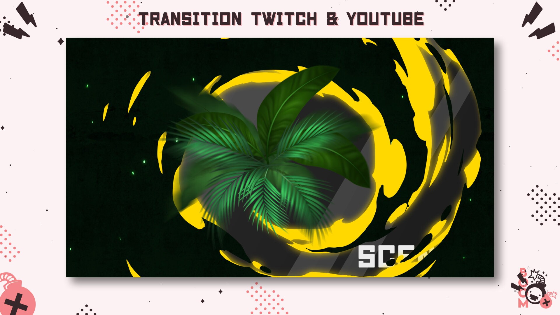 Animated Twitch Druid Trasition Nature Green Transformation / Stream ...