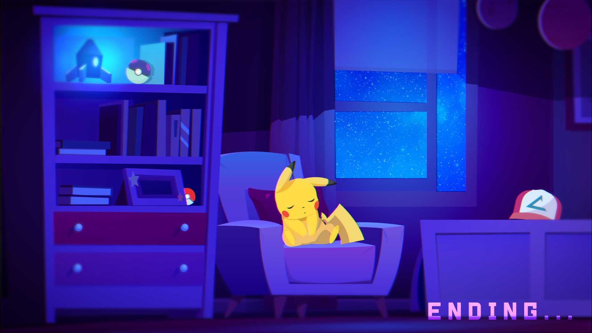 Animated Twitch Pikachu Pokemon Cute Chill / Stream Starting Soon / Be ...