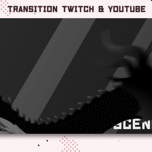 Animated Twitch Black Dragon Trasition Fire / Stream Starting Soon ...