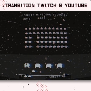 Animated Twitch Retro Invaders Trasition Videogame / Stream Transition ...