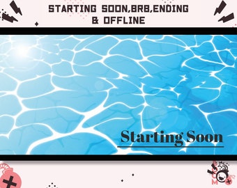 Twitch Overlay Beachy Vibes Stream Package Beach Theme - Etsy