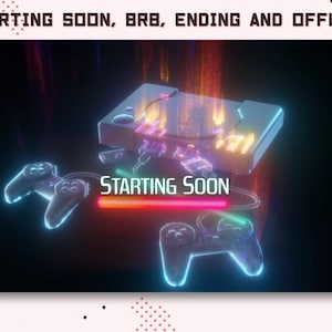 Animated Twitch Arcade Gaming Retro Video Game / Stream Starting Soon ...