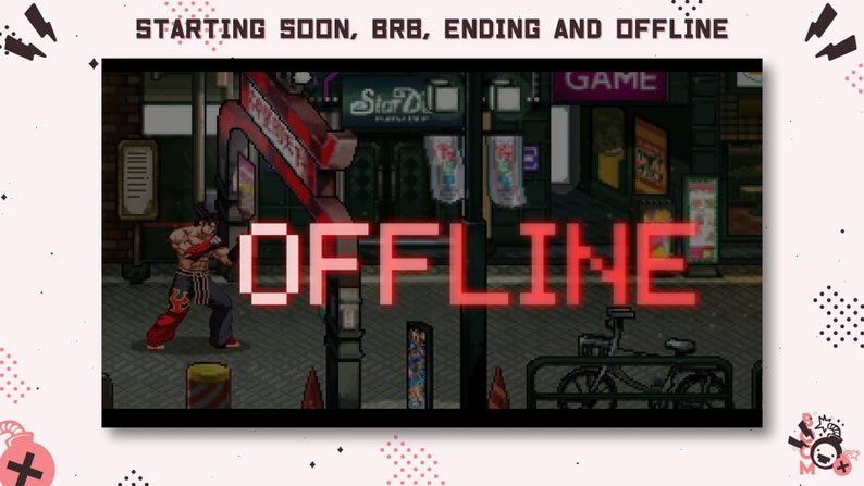 Animated Twitch Tekken 8 Scenes / Startingsoon / Ending / BRB / Stream ...