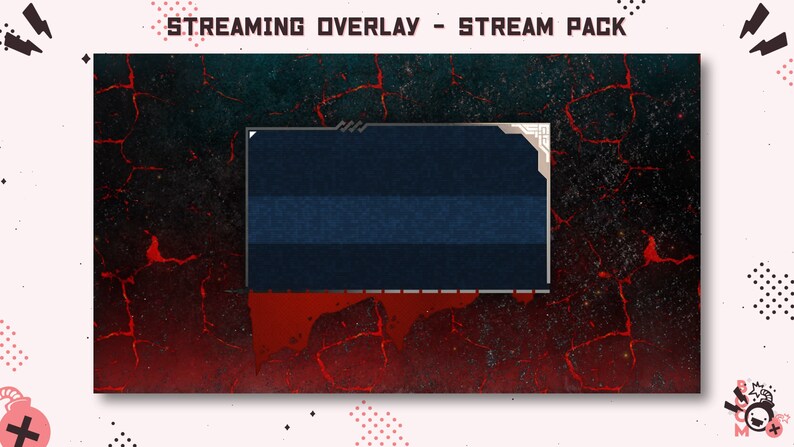 Animated Twitch Viking War Fire Overlay / Overlay / Webcam / Chatbox ...