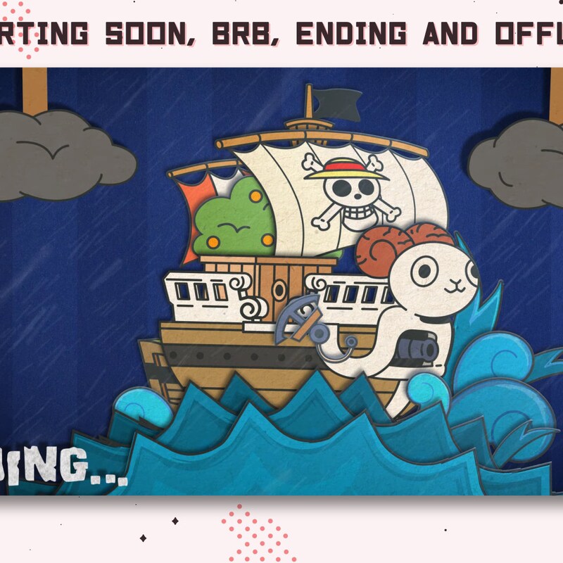 One Piece Stream Overlay - Etsy